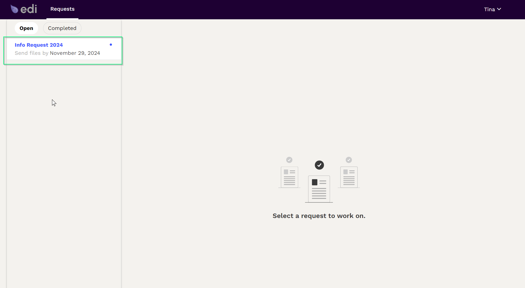 Instructions for Portal Users: How to Complete a File Request – Edi